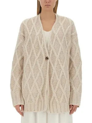 Fabiana Filippi V-neck Long-sleeved Sweater