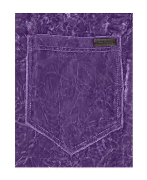 Saint Laurent Velvet Straight Leg Trousers