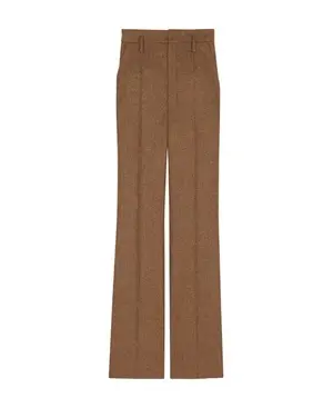 Saint Laurent High Waist Straight Leg Pants