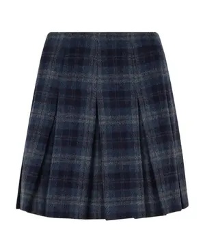 Fabiana Filippi Plaid Skirt