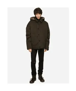 Dolce & Gabbana Dolce Gabbana Quilted Hooded Jacket
