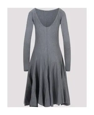 Khaite The Dany Open-back Pleated Dress