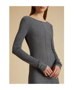 Khaite The Dany Open-back Pleated Dress