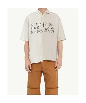 MAISON MARGIELA Asymmetric Poplin Shirt