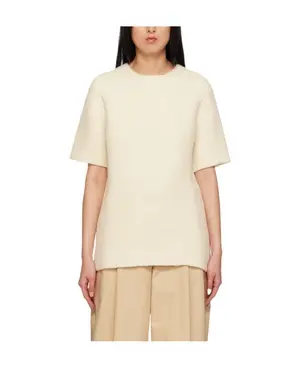 JIL SANDER Short-sleeved Round Collar T-shirt