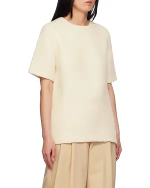 JIL SANDER Short-sleeved Round Collar T-shirt