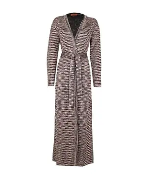 Missoni V-neck Long-sleeved Knitted Cardigan