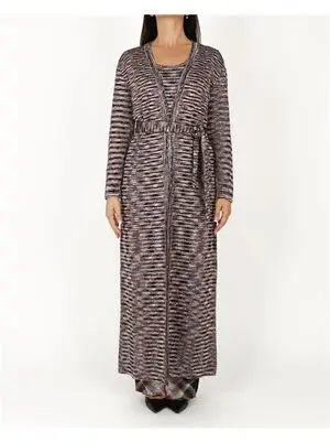 Missoni V-neck Long-sleeved Knitted Cardigan
