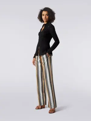 Missoni Mid-rise Wide-leg Trousers