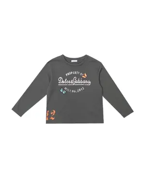 Dolce & Gabbana Logo-print Detail Long-sleeved Top - Black