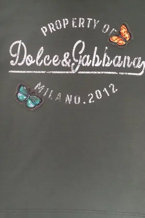 Dolce & Gabbana Logo-print Detail Long-sleeved Top