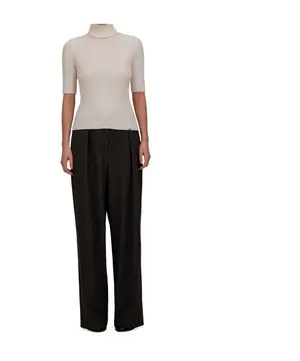 Herno Ribbed-knit Short-sleeve Sweater