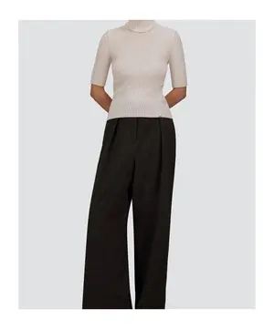Herno Ribbed-knit Short-sleeve Sweater