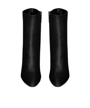 Saint Laurent Lou Almond Toe Ankle Boots