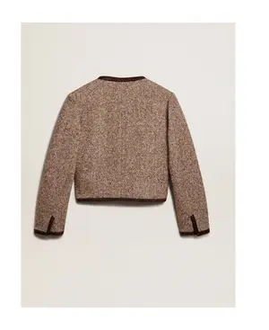 GOLDEN GOOSE Cropped Jacket With Button Fastening