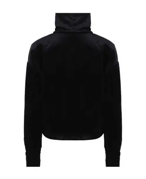 Saint Laurent Funnel Neck Long-sleeved Top