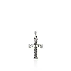 JOHNHARDY John Hardy Jh Essential Cross Pendant Diamonds - Sterling Silver