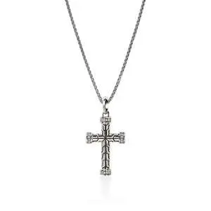 JOHNHARDY John Hardy Jh Essential Cross Pendant Diamonds