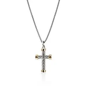 JOHNHARDY John Hardy Jh Essential Cross Pendant, Gold