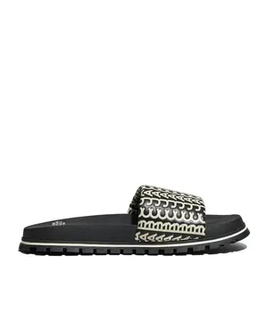 Marc Jacobs Monogram Printed Slip-on Slides