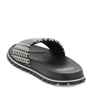 Marc Jacobs Monogram Printed Slip-on Slides