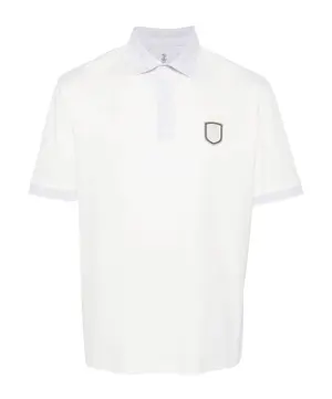 Brunello Cucinelli Short-sleeved Polo Shirt - Off-white