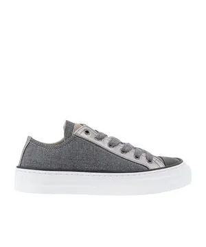 Brunello Cucinelli Panelled Lace-up Sneakers
