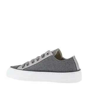 Brunello Cucinelli Panelled Lace-up Sneakers