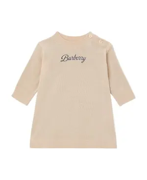 Burberry Montage-print Wool Dress