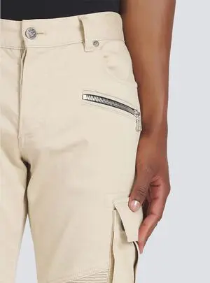 Balmain Cotton Cargo Trousers