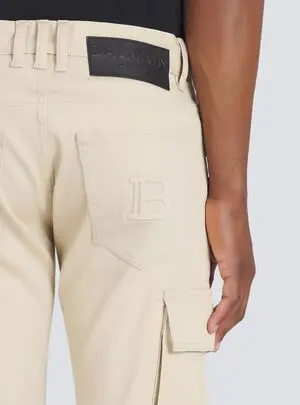 Balmain Cotton Cargo Trousers