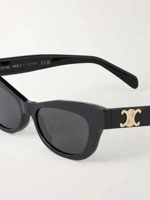 Celine Triomphe Cat-eye Acetate Sunglasses