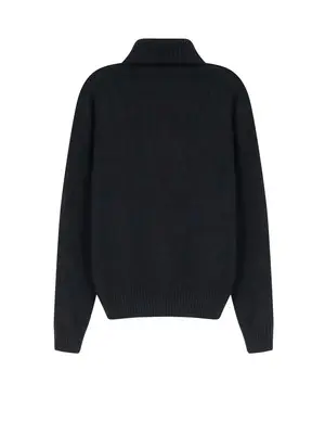 AMI Paris High Neck Knitted Jumper
