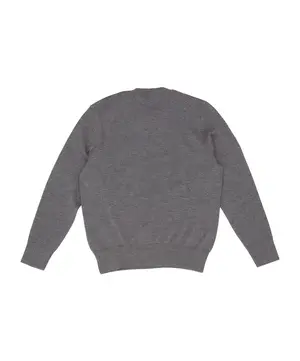 AMI Paris Logo Embroidered Crewneck Jumper - No