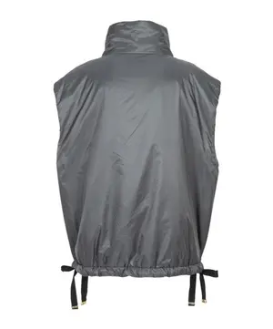 Max Mara Oversized Water-repellent Padded Gilet - Medium Grey