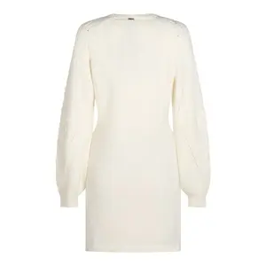 TWINSET Embroidered Balloon-sleeve Mini Dress