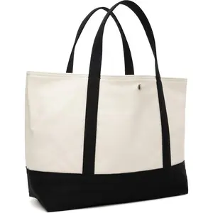 TOTEME Contrast-trim Beach Tote Bag