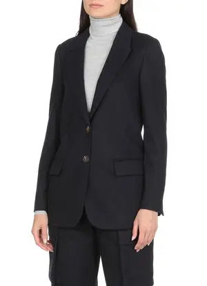 Brunello Cucinelli Single-breasted Buttoned Jacket