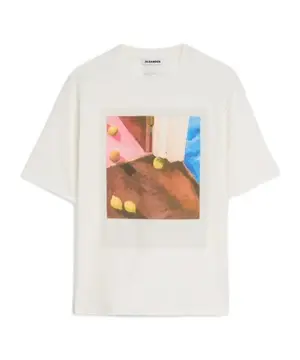 JIL SANDER Cotton Crew-neck T-shirt - Multicolour