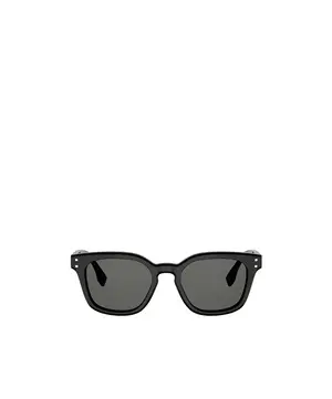 Fendi Studded Square Frame Sunglasses - Black