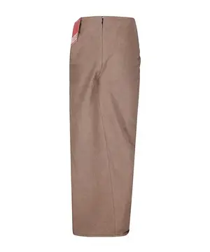 DIESEL® De-dasli Draped Midi Skirt