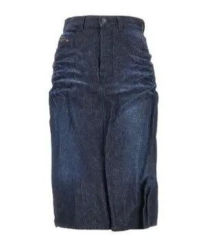 DIESEL® Back Slit Midi Skirt