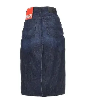 DIESEL® Back Slit Midi Skirt