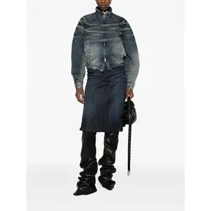 DIESEL® Back Slit Midi Skirt