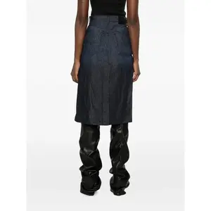 DIESEL® Back Slit Midi Skirt