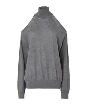 Fendi Mélange Cashmere Jumper - Grey