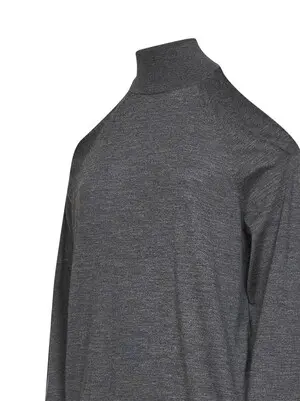 Fendi Mock-neck Knitted Sweater