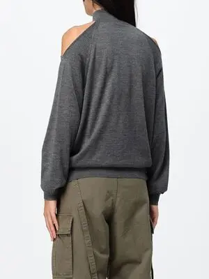 Fendi Mock-neck Knitted Sweater