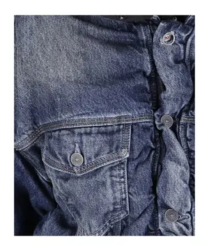DIESEL® Gathered Denim Jacket