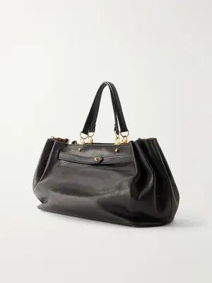 Balenciaga Fan Medium Leather Tote